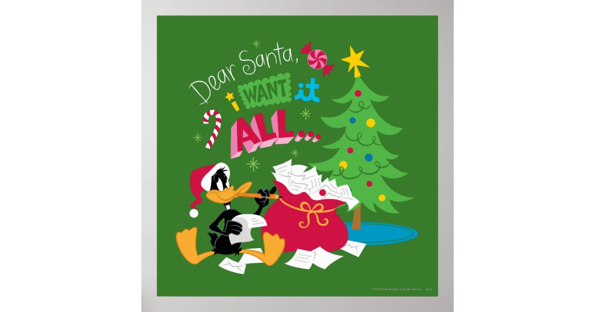 Dear Santa Poster | Zazzle