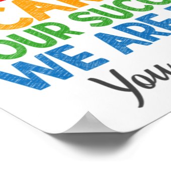 Dear Students Classroom Poster | Zazzle