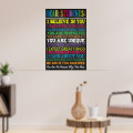 Dear Students Teacher Classroom Poster | Zazzle