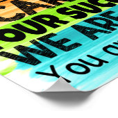 Dear Students Watercolor Classroom Poster | Zazzle