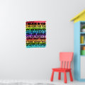 Dear Students Watercolor Classroom Poster | Zazzle