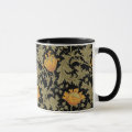 Dearle Gold Anemones William Morris Mug | Zazzle