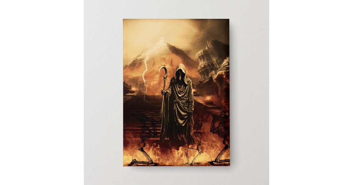 Death has no mercy button | Zazzle