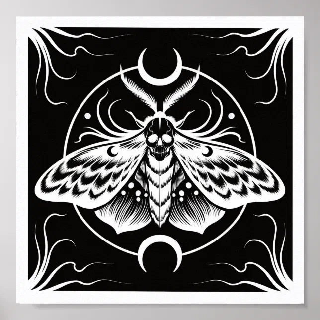 Death Head Moth Poster | Zazzle