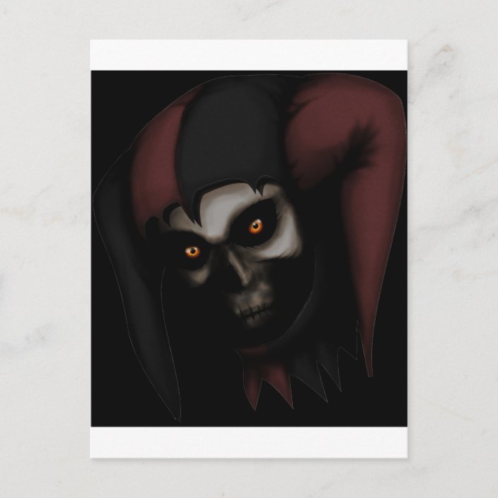 Death Jester.jpg Postcard | Zazzle.com
