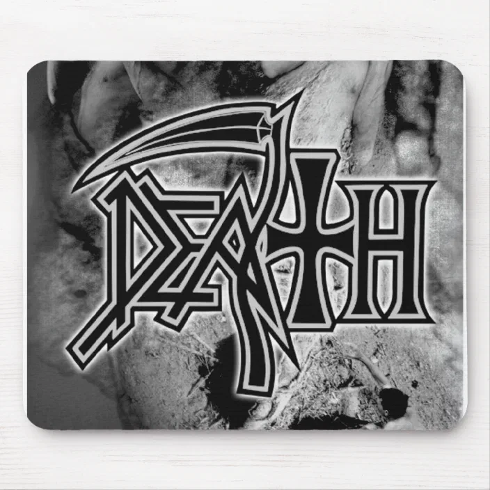 Death Logo Mousepad chuck schuldiner Electronics & Accessories ...