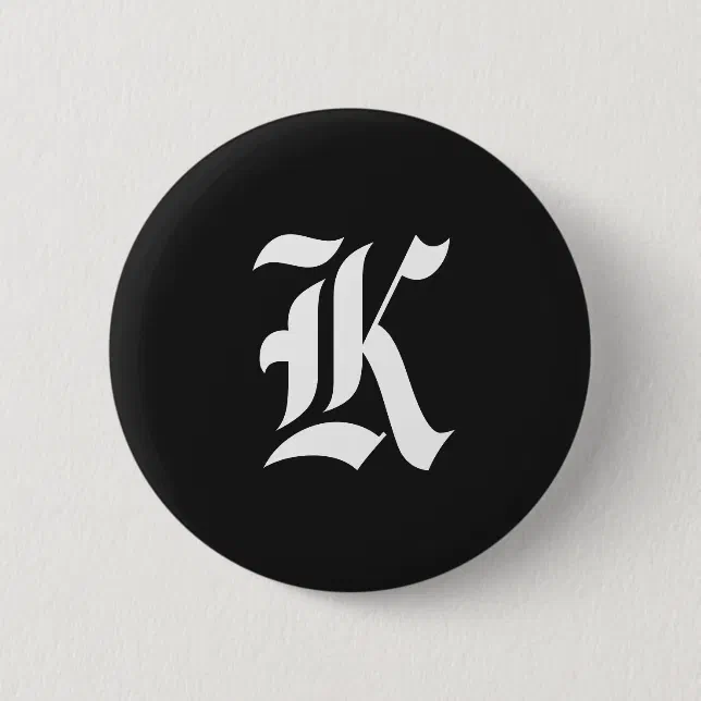 Death Note "K Kira Button | Zazzle
