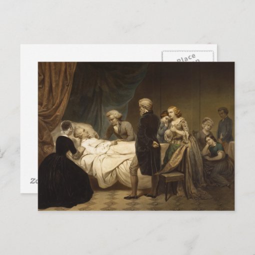 Death of George Washington postcard | Zazzle