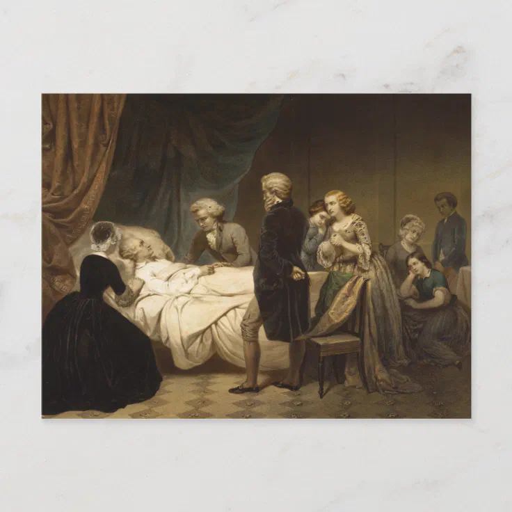 Death of George Washington postcard | Zazzle