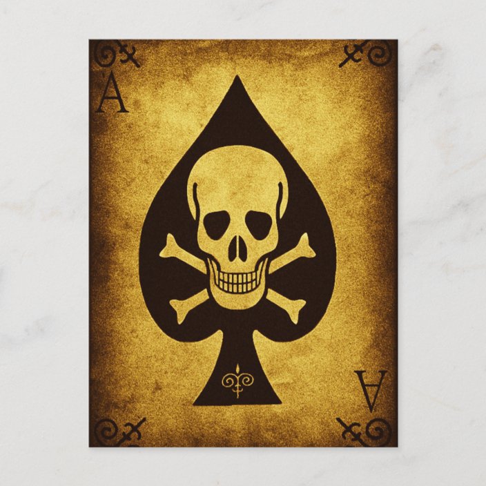 death of spades postcard | Zazzle.com