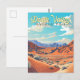 Death Valley National Park Illustration Retro Postcard | Zazzle