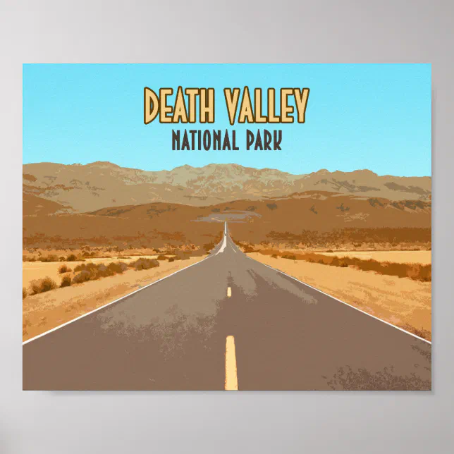 Death Valley National Park Nevada California Poster | Zazzle