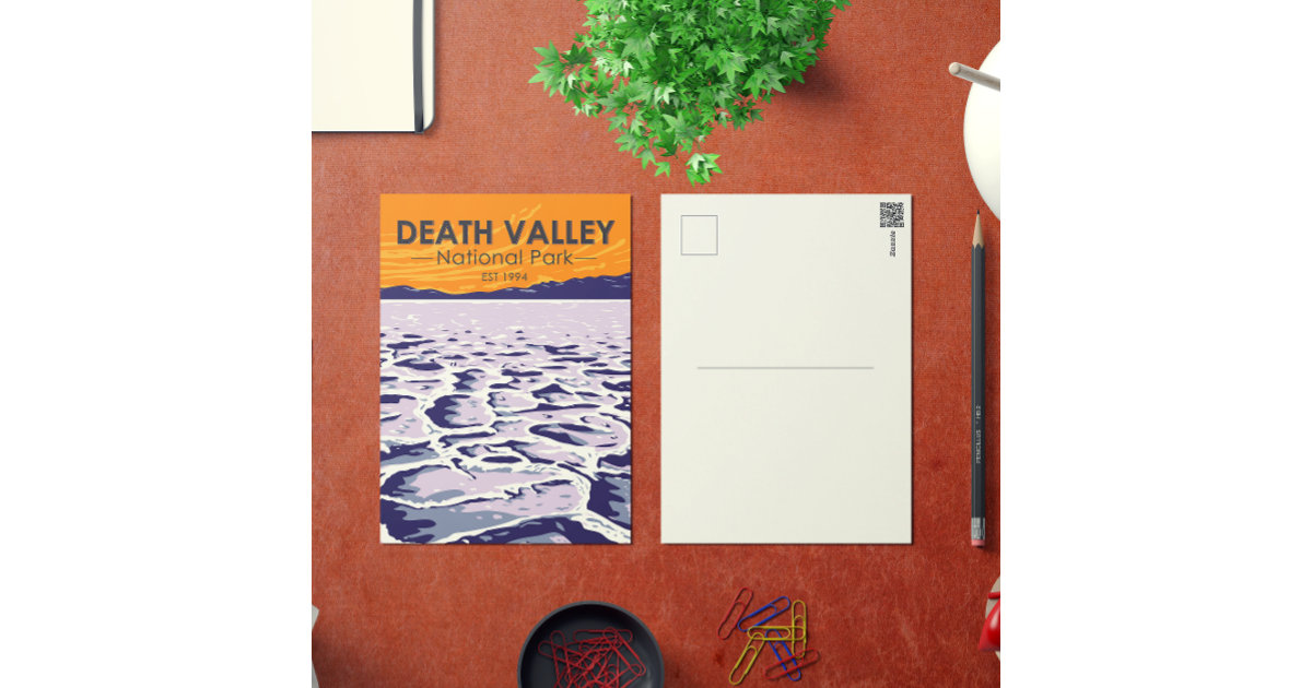 Death Valley National Park Vintage Postcard | Zazzle