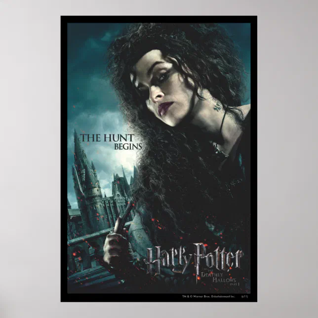 Deathly Hallows - Bellatrix Lestrange 2 Poster | Zazzle