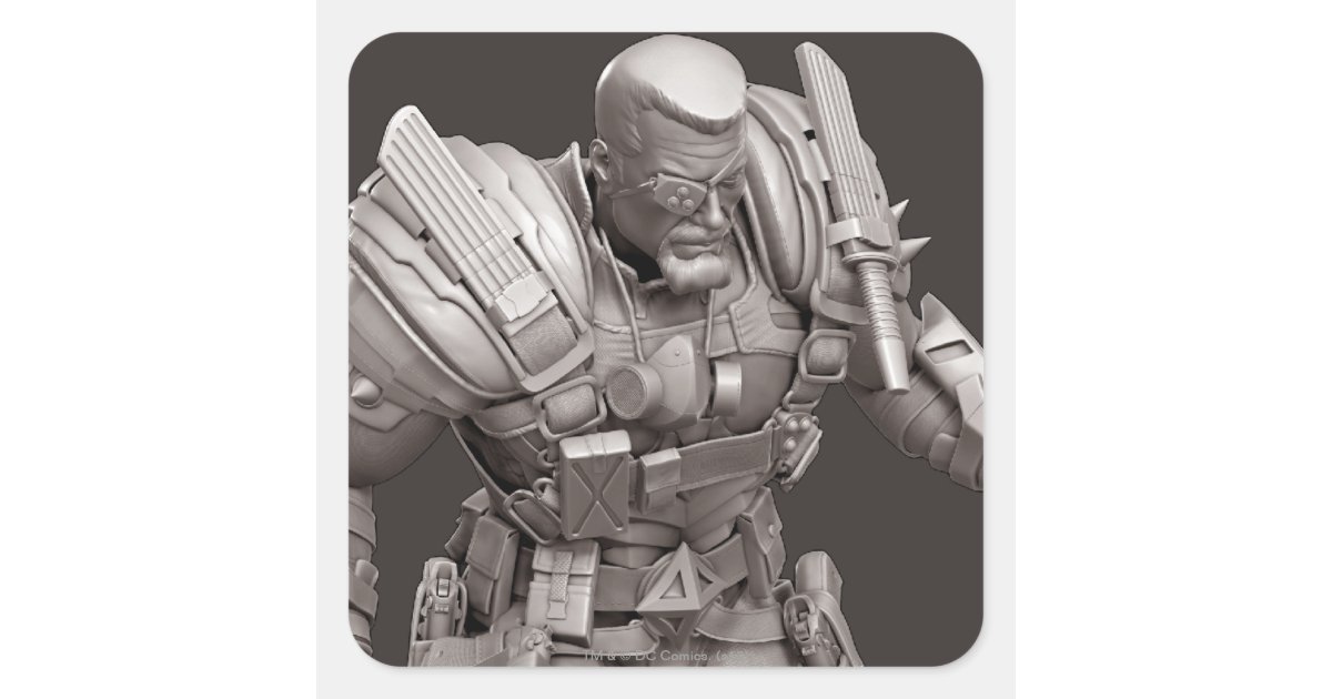 Deathstroke Alternate Square Sticker | Zazzle