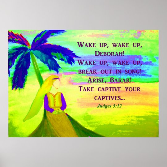 Deborah under Palm Tree Poster | Zazzle.com