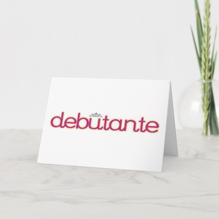Debutante Collection...Thank You Card! Thank You Card | Zazzle