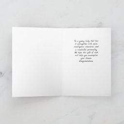 Debutante Congratulations Card | Zazzle