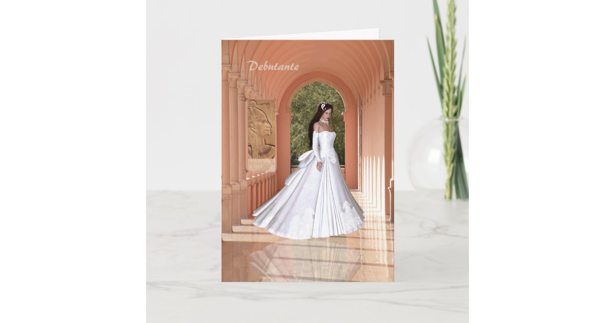 Debutante Congratulations Card | Zazzle