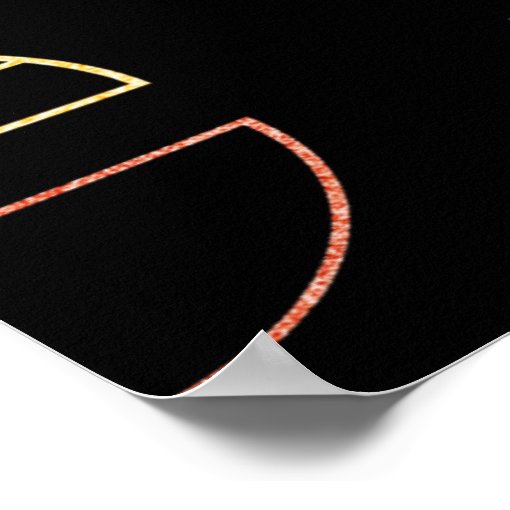 Decadent Deco Style Lady Poster - Gold/Yellow | Zazzle