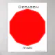 Decagon Poster of Polygon | Zazzle