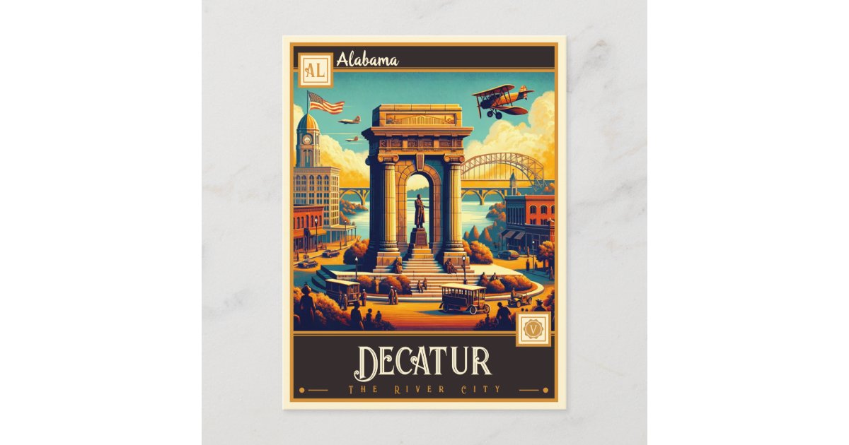 Decatur, Alabama | Vintage Postcard | Zazzle