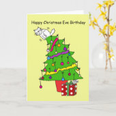 December 24th Birthday Cat Humor Card | Zazzle