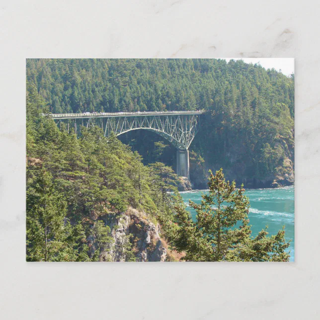 Deception Pass Bridge Postcard | Zazzle