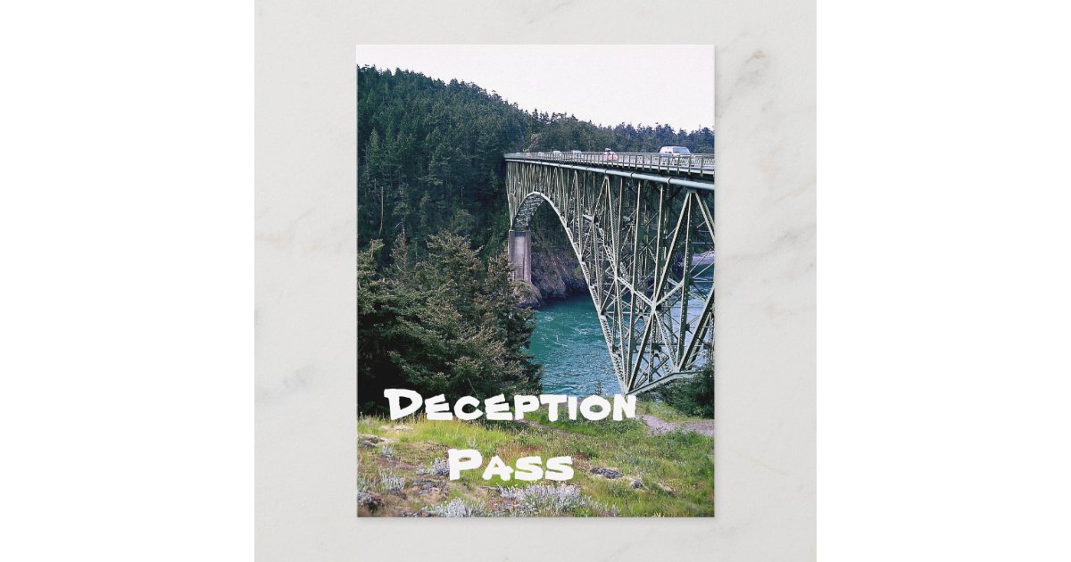Deception Pass Postcard | Zazzle