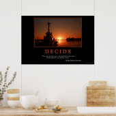Decide Poster | Zazzle