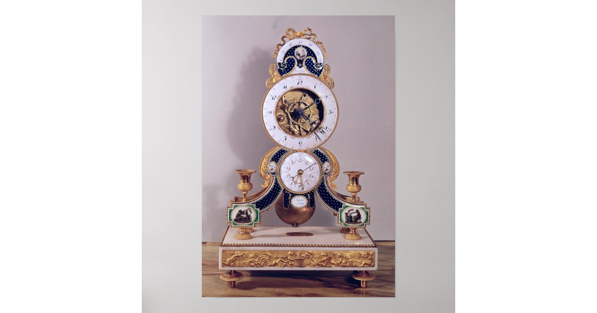 Decimal and duodecimal clock poster | Zazzle