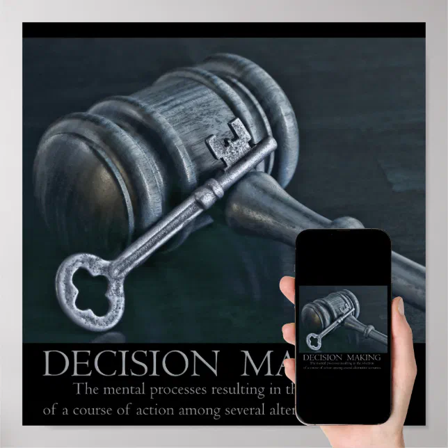 Decision Making Poster | Zazzle