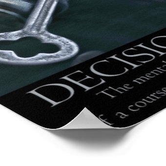 Decision Making Poster | Zazzle