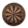 Decisive Darts Wooden Effect Rustic Dartboard | Zazzle