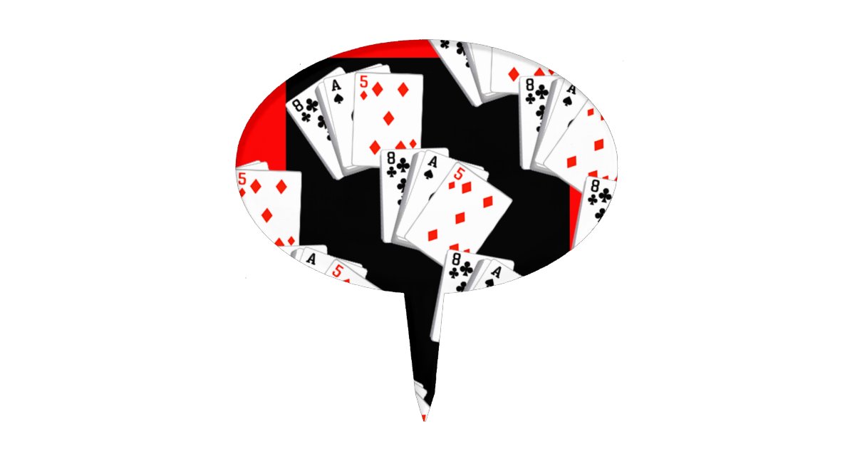 DECK OF CARDS CAKE TOPPER | Zazzle