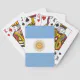 Deck Playing Cards with Flag of Argentina | Zazzle
