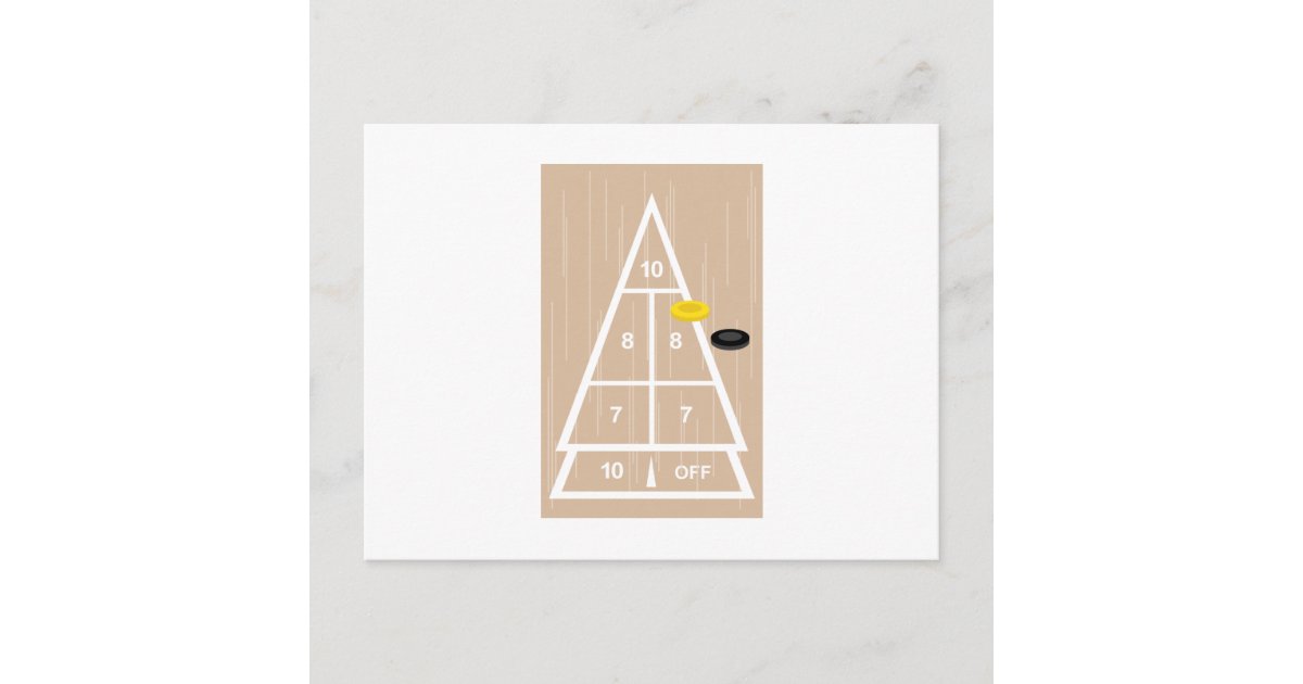 Deck Shuffleboard Postcard | Zazzle