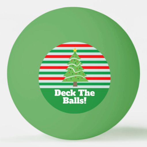 Deck The Balls Funny Christmas Tree Games | Zazzle