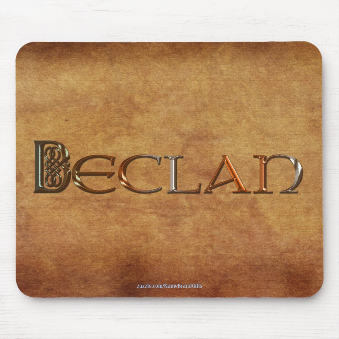 DECLAN Name-Branded Personalised Gift Mousepad | Zazzle