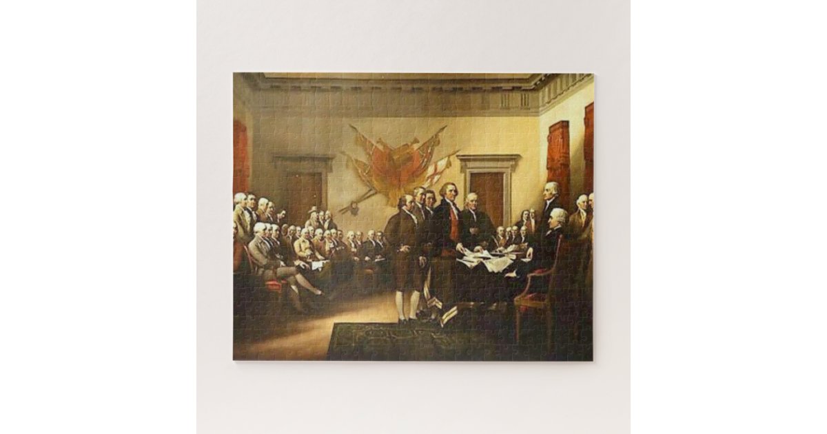 Declaration of Independence Fine Art Jigsaw Puzzle | Zazzle