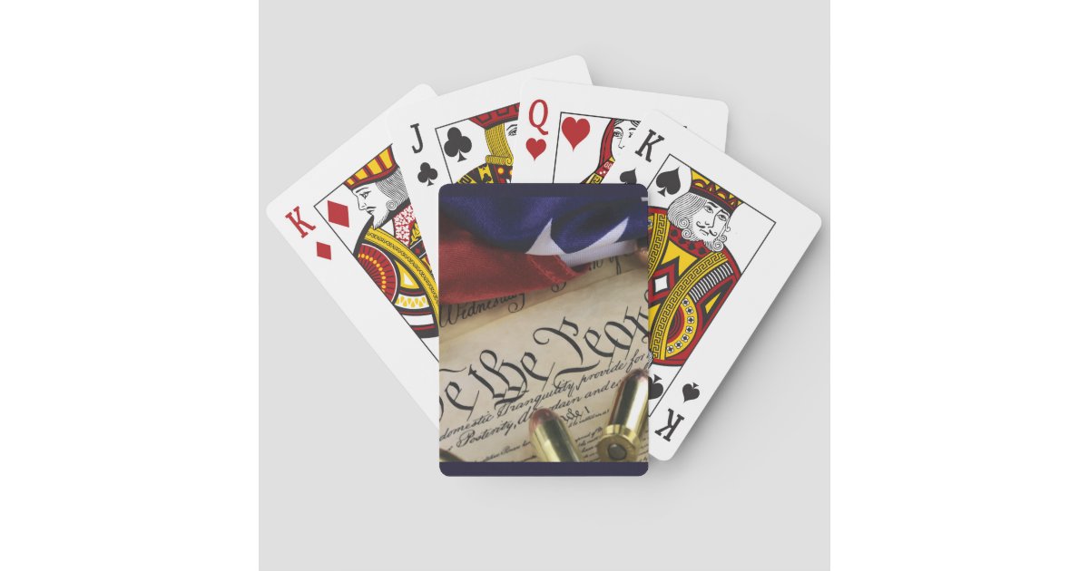 Declaration of Independence Poker Cards | Zazzle