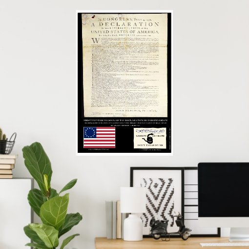 Declaration of Independence Poster | Zazzle