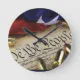 Declaration of Independence Round Clock | Zazzle