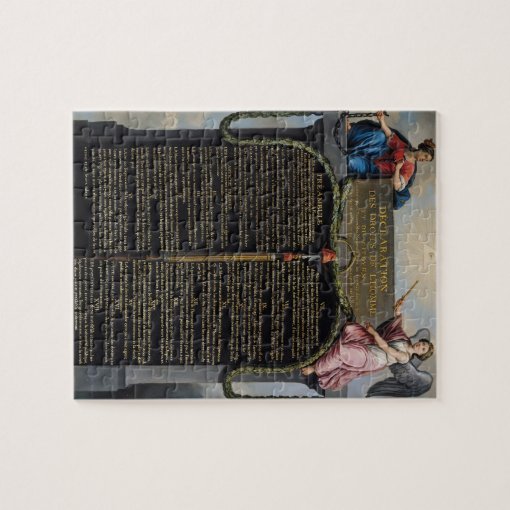 Declaration of the Rights of Man and Citizen Jigsaw Puzzle | Zazzle