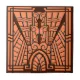 Deco Architectural Pattern, Copper and Brown Tile | Zazzle