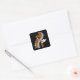 DeColores Cursillo Rainbow With Cross and Peace Do Square Sticker | Zazzle
