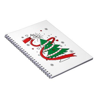 Decorate the Christmas Tree | Holiday Notebook | Zazzle