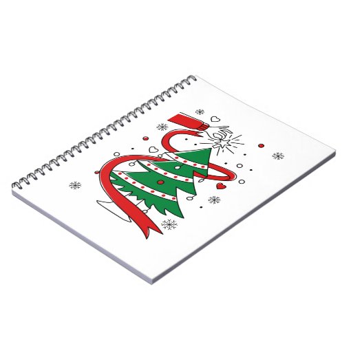 Decorate the Christmas Tree | Holiday Notebook | Zazzle