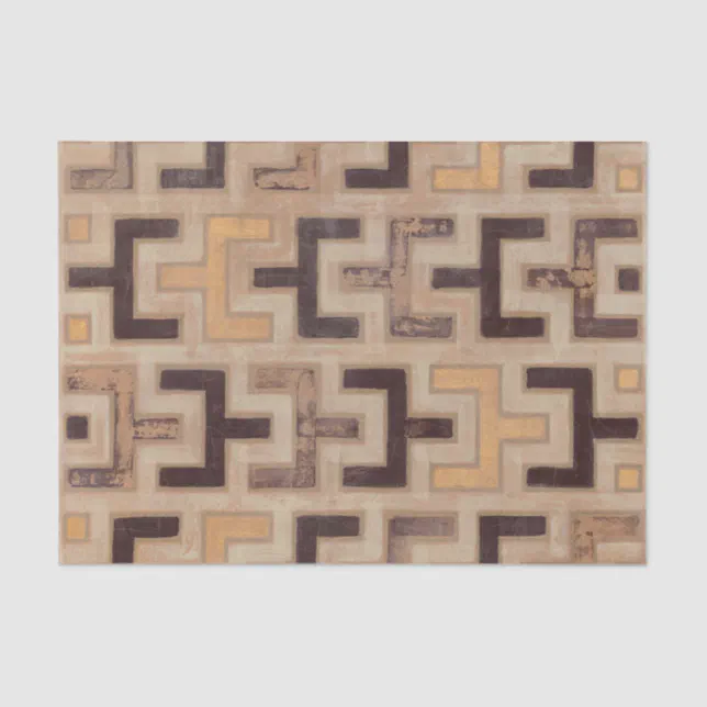 Decorative African Mudcloth Pattern Tissue Paper | Zazzle
