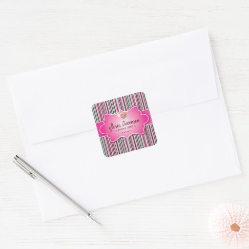 Decorative Bakery Price Tag Stickers | Zazzle